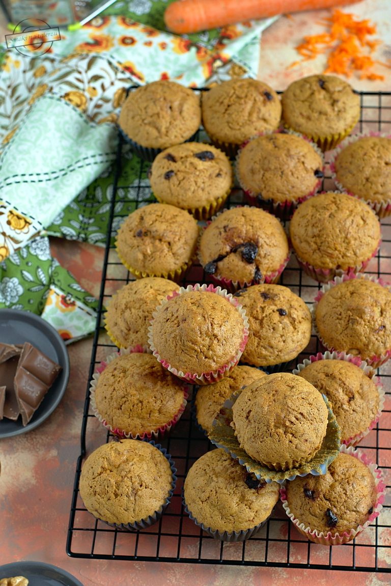 Muffinki marchewkowe - Smaki na talerzu